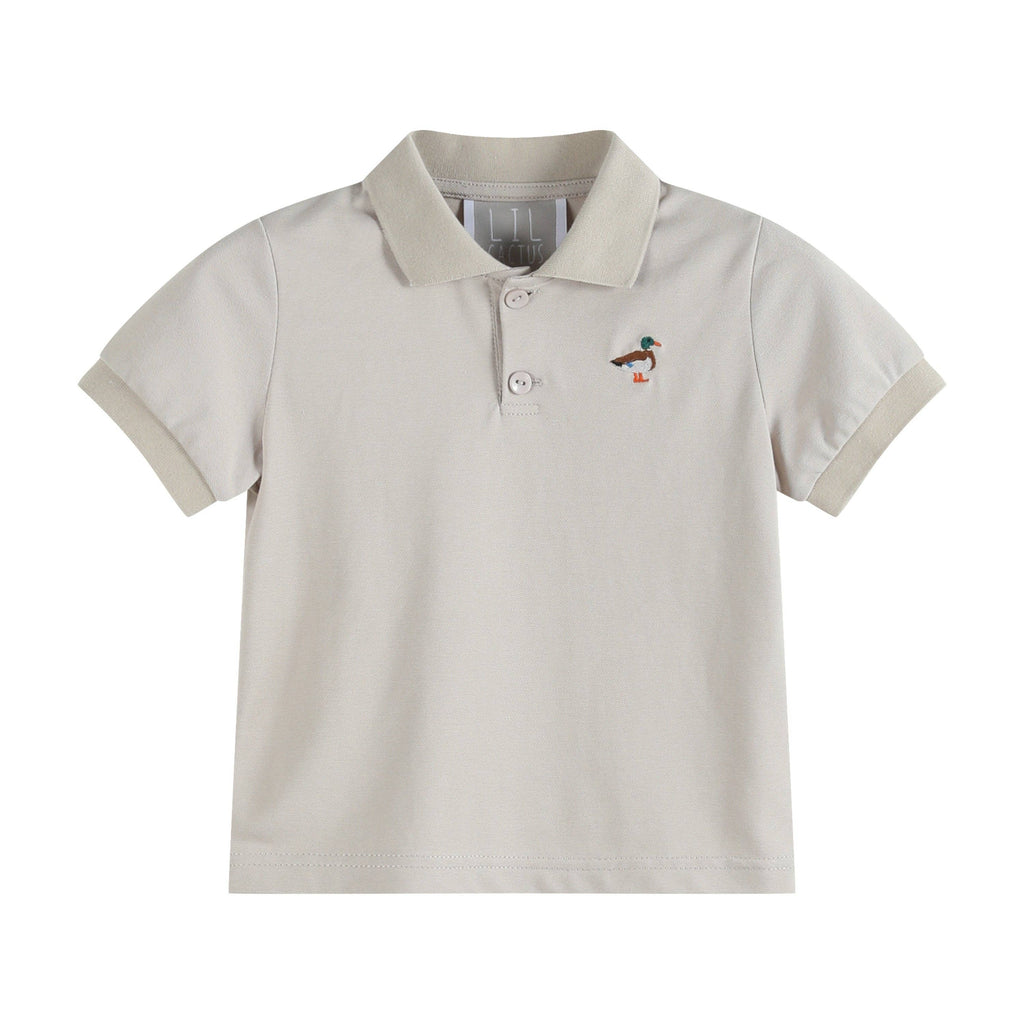 Light Brown Mallard Duck Golf Polo Shirt - Casa Mila